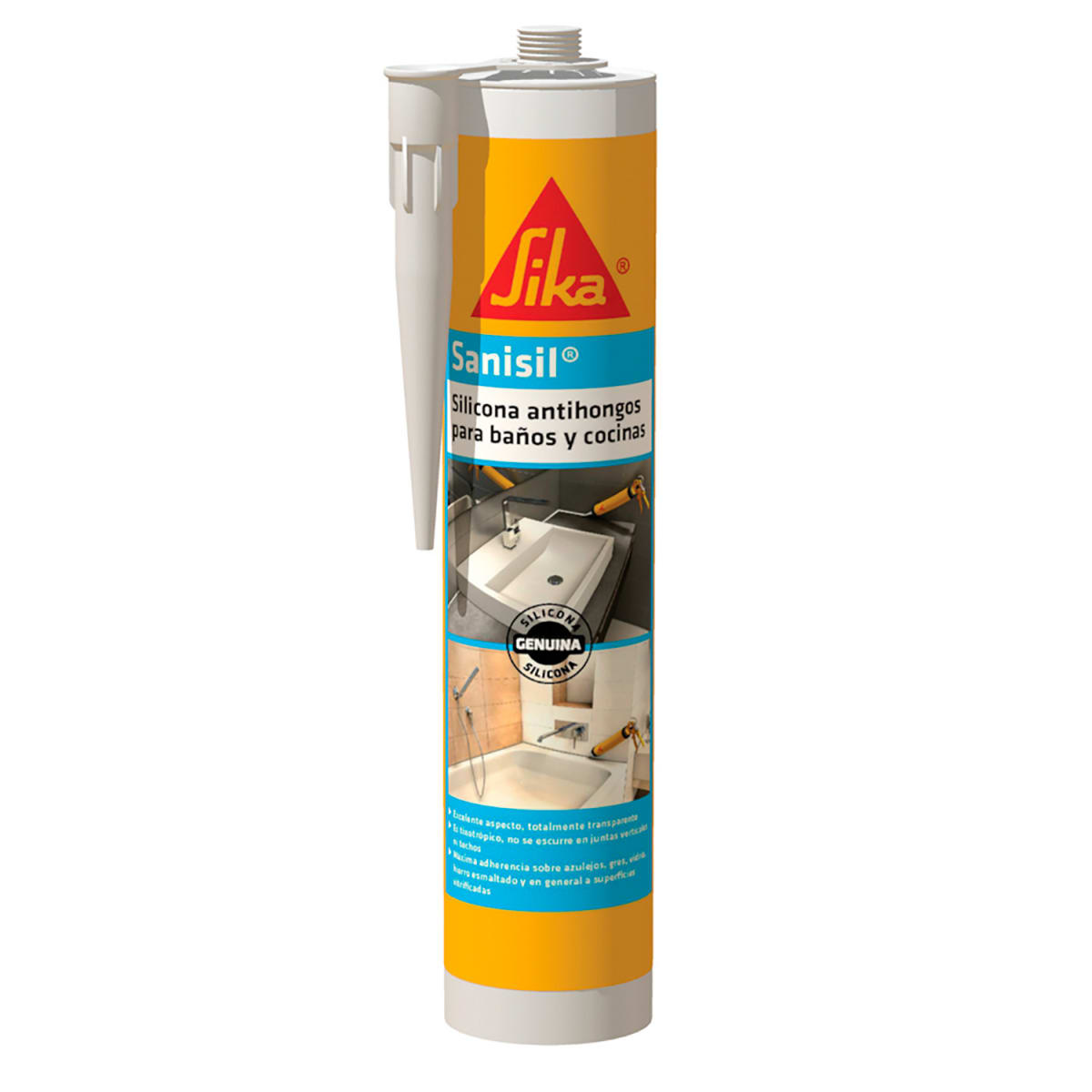 SIKA® SANISIL® BLANCO X 280 ML - Feros Materiales